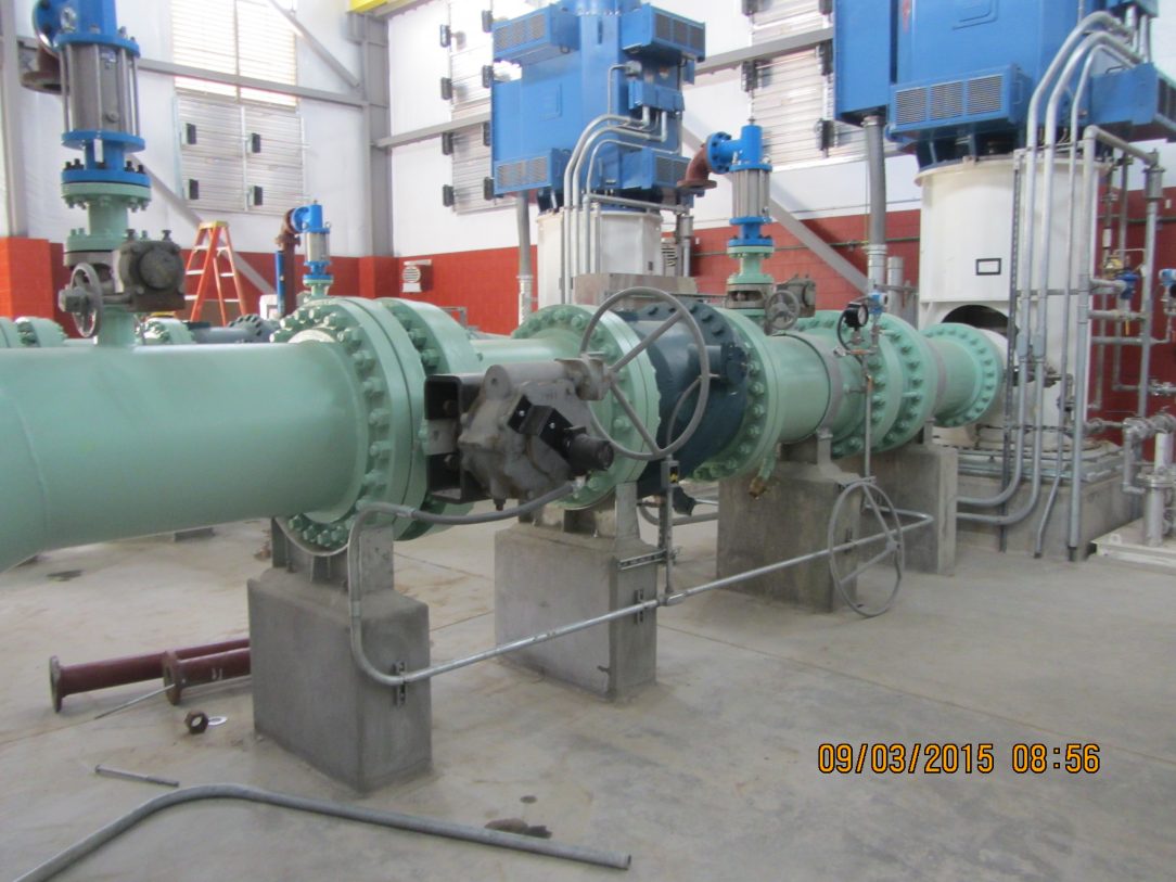 Southern Delivery System Pump Stations, Pipe Supports